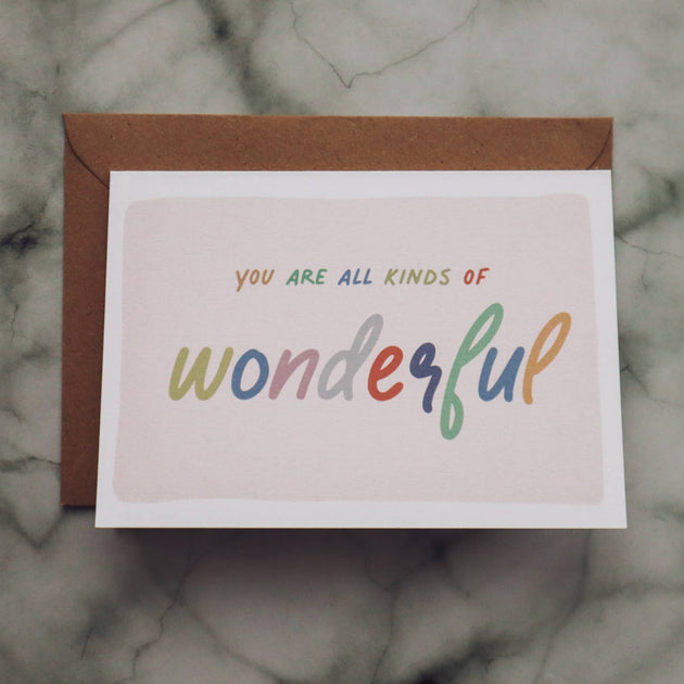 You are all kinds of wonderful card | Sunshine No.1