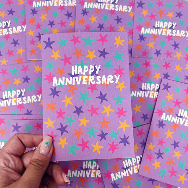 Happy anniversary - stars card | Sunshine No.1