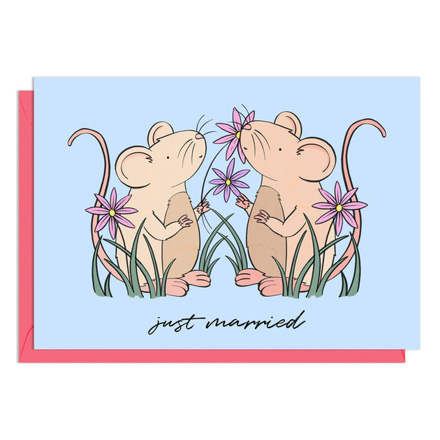 Just married mice card | Sunshine No.1