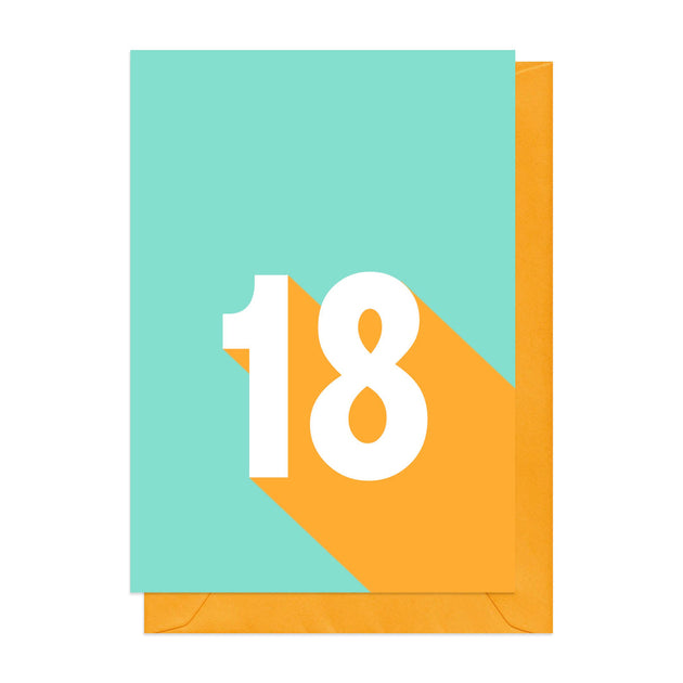 Retro 18 card | Sunshine No.1