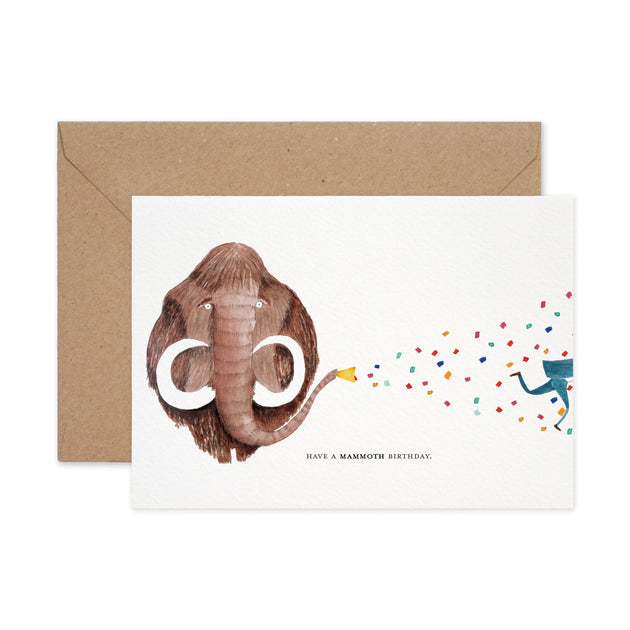 Have a mammoth birthday card | Sunshine No.1