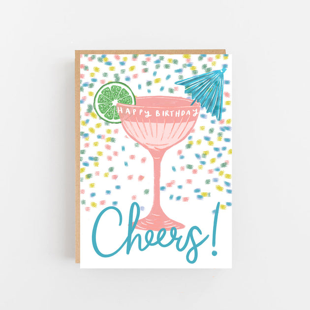 Happy birthday cheers card | Sunshine No.1