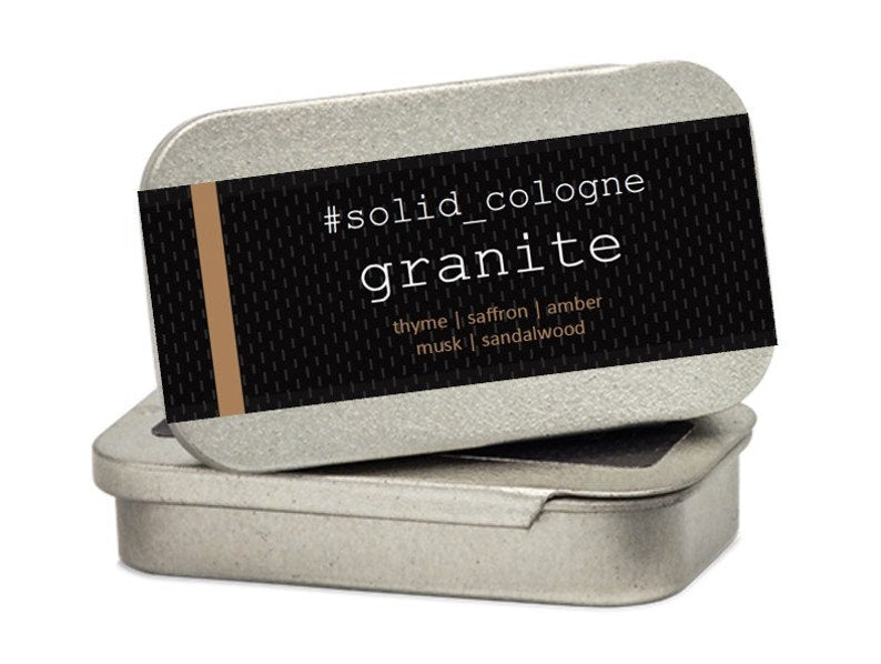 Solid cologne - Granite scent | Sunshine No.1