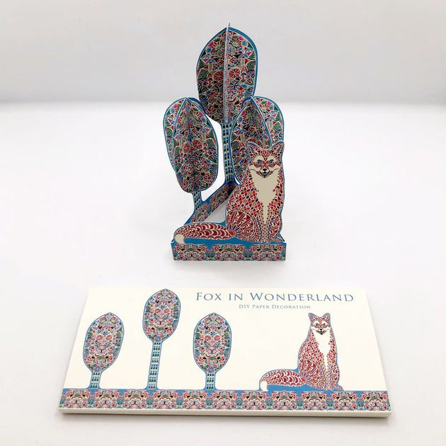 Fox in Wonderland DIY paper decoration | Sunshine No.1